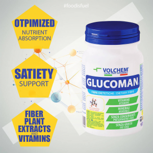 Integratore di glucomannano in capsule Glucoman Volchem